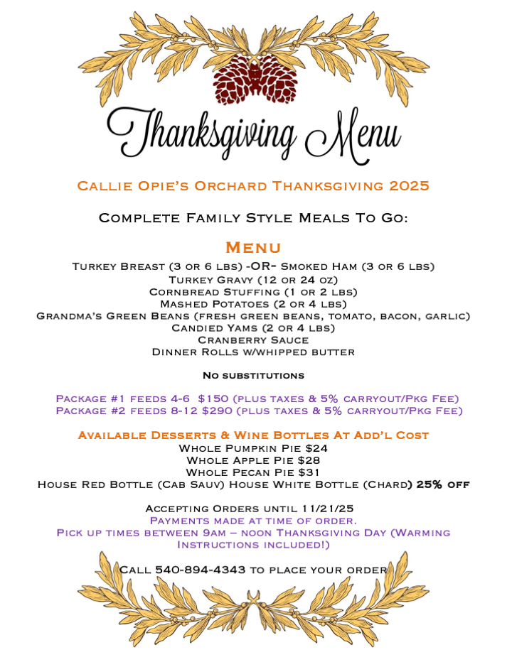 COO Thankgiving 2025 Flyer PNG – Callie Opie's Orchard